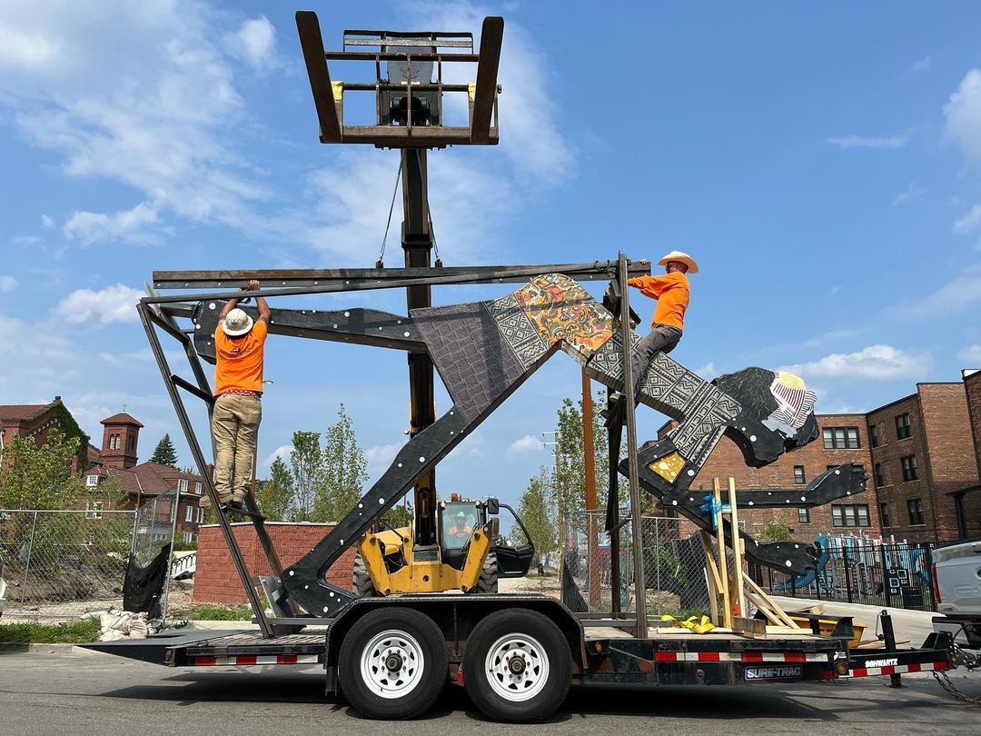 Brian McCutcheon's Sculptures for Charles McGee Park at The Sheperd in ...