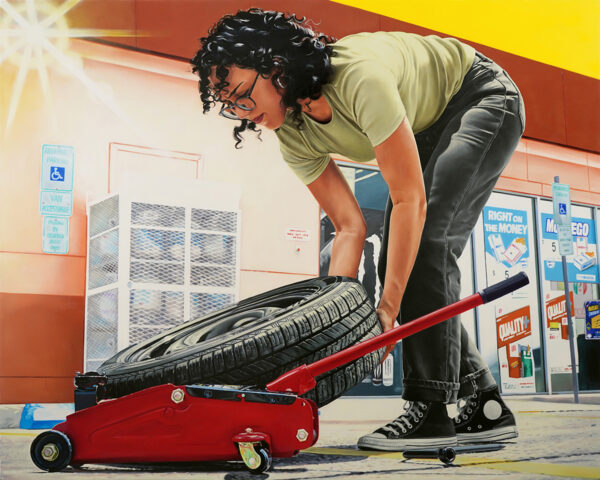 “Spare” Painting By Marianna Olague Is At El Paso Museum of Art